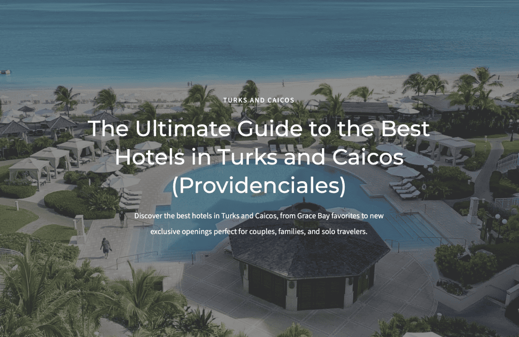 Best Time to Visit Turks and Caicos - The Travel Trio