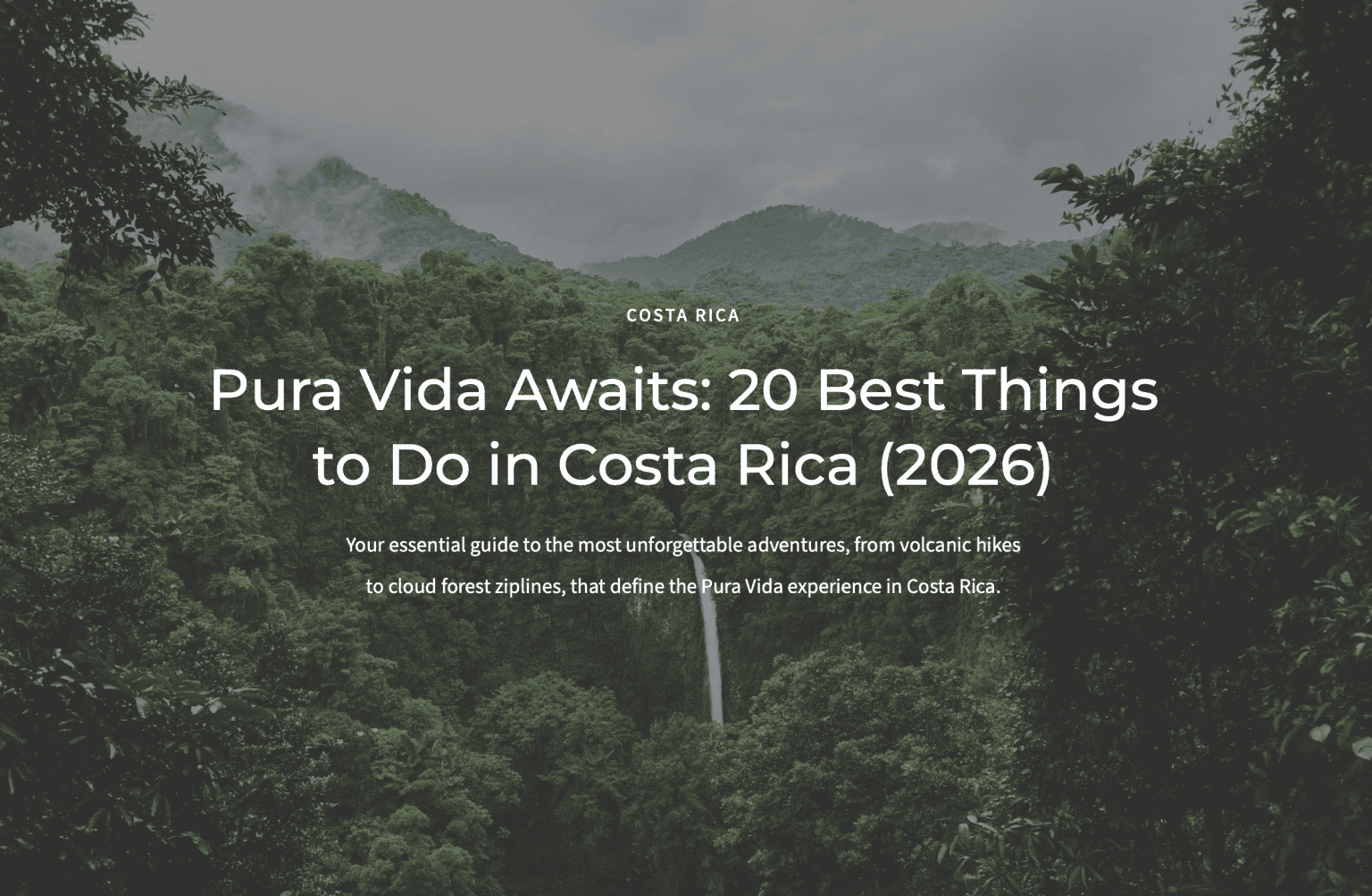 Is Costa Rica Safe? An Honest Look at Travel Safety (2026)
