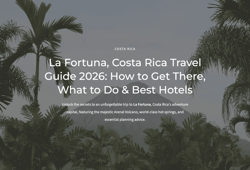 Is Costa Rica Safe? An Honest Look at Travel Safety (2026)