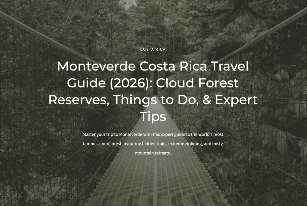 Is Costa Rica Safe? An Honest Look at Travel Safety (2026)
